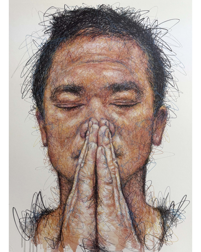 Box set of 8 lithographs Hom Nguyen