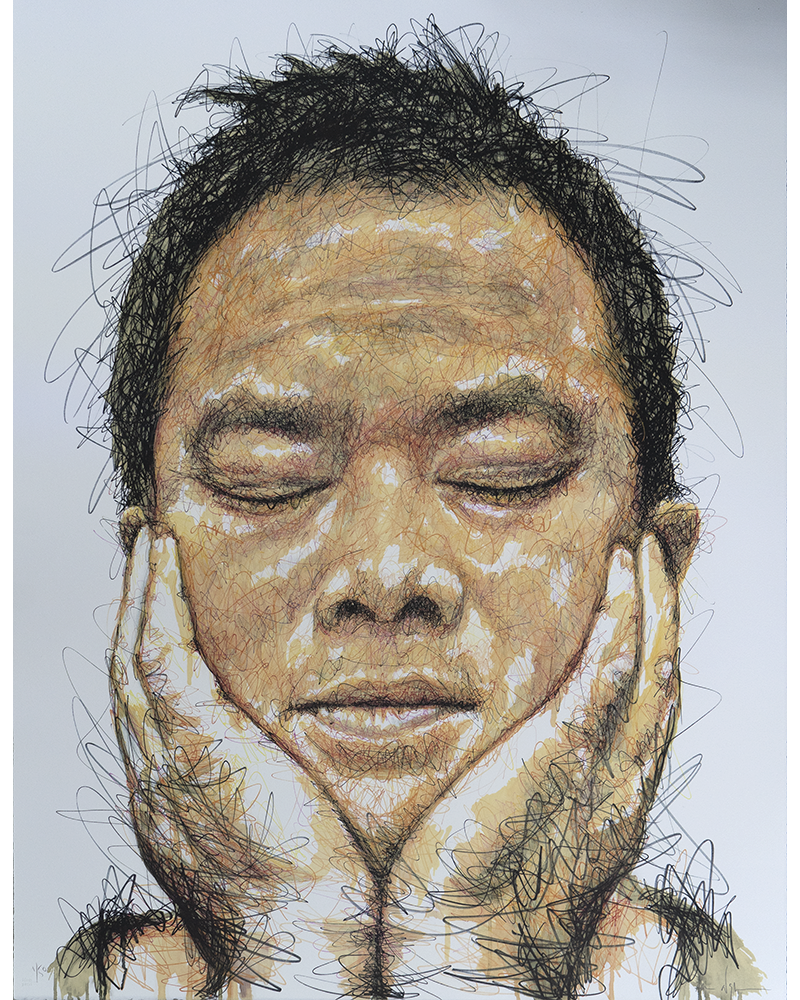 IWAZARU Lithograph